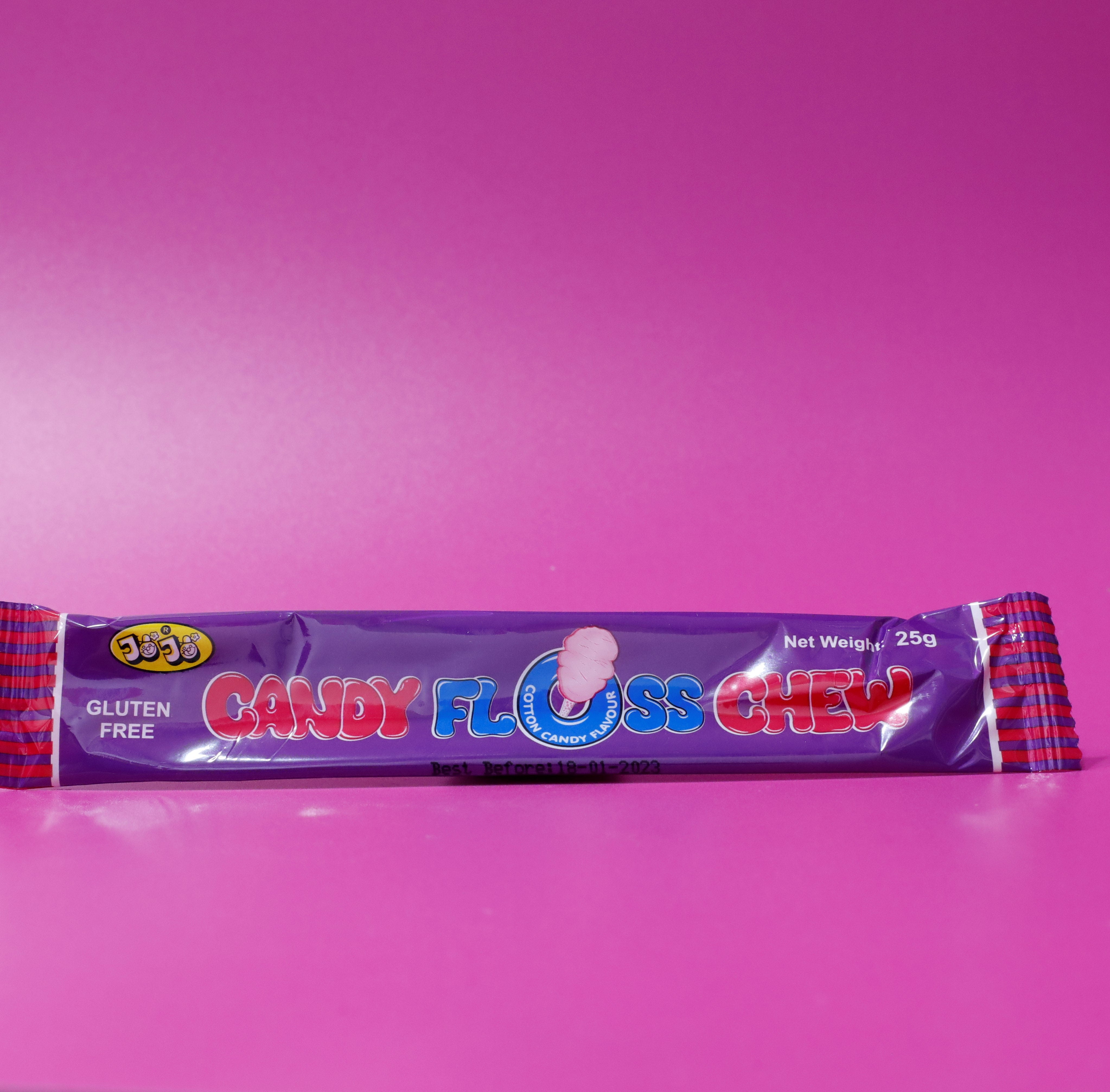 JoJo Candy Floss Chew Bar 25g | The Whizz Pop Candy Shop