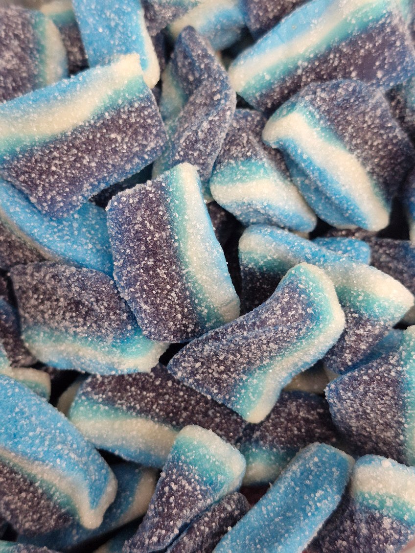 Kingsway Blue Raspberry Slices 100g | The Whizz Pop Candy Shop