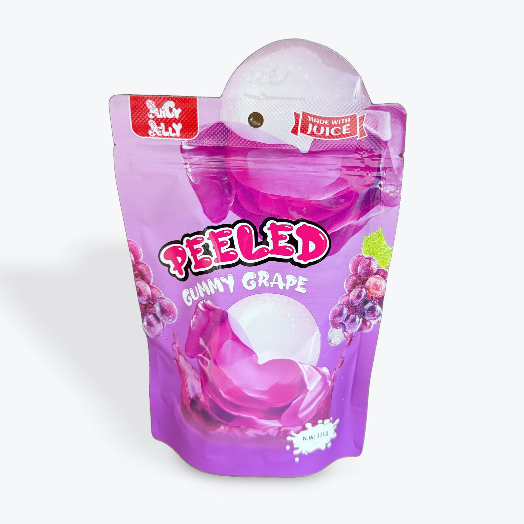 Juicy Jelly Peeled Gummy Grape | The Whizz Pop Candy Shop