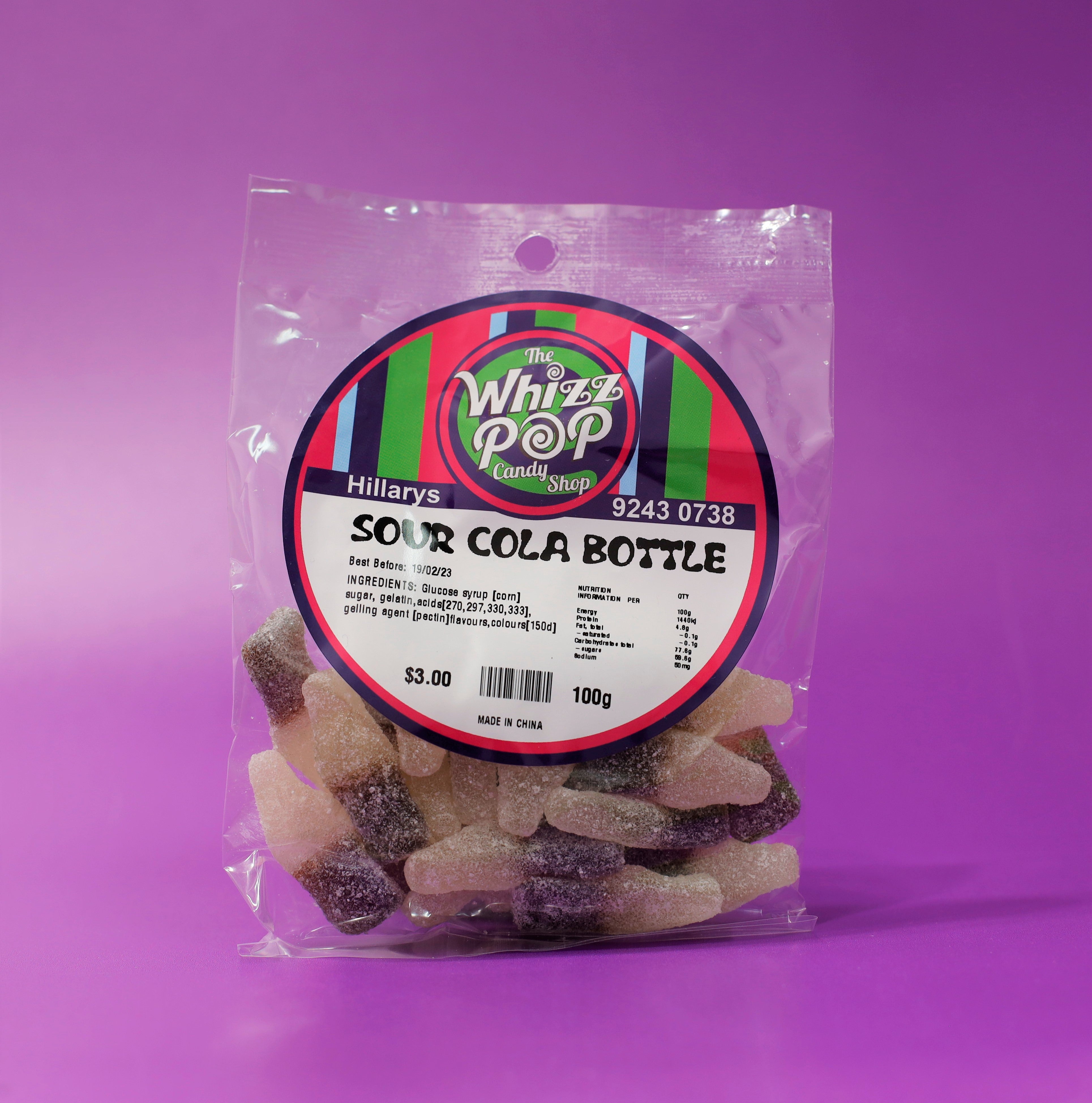 Trolli Oil Cola Bottles 100g | The Whizz Pop Candy Shop