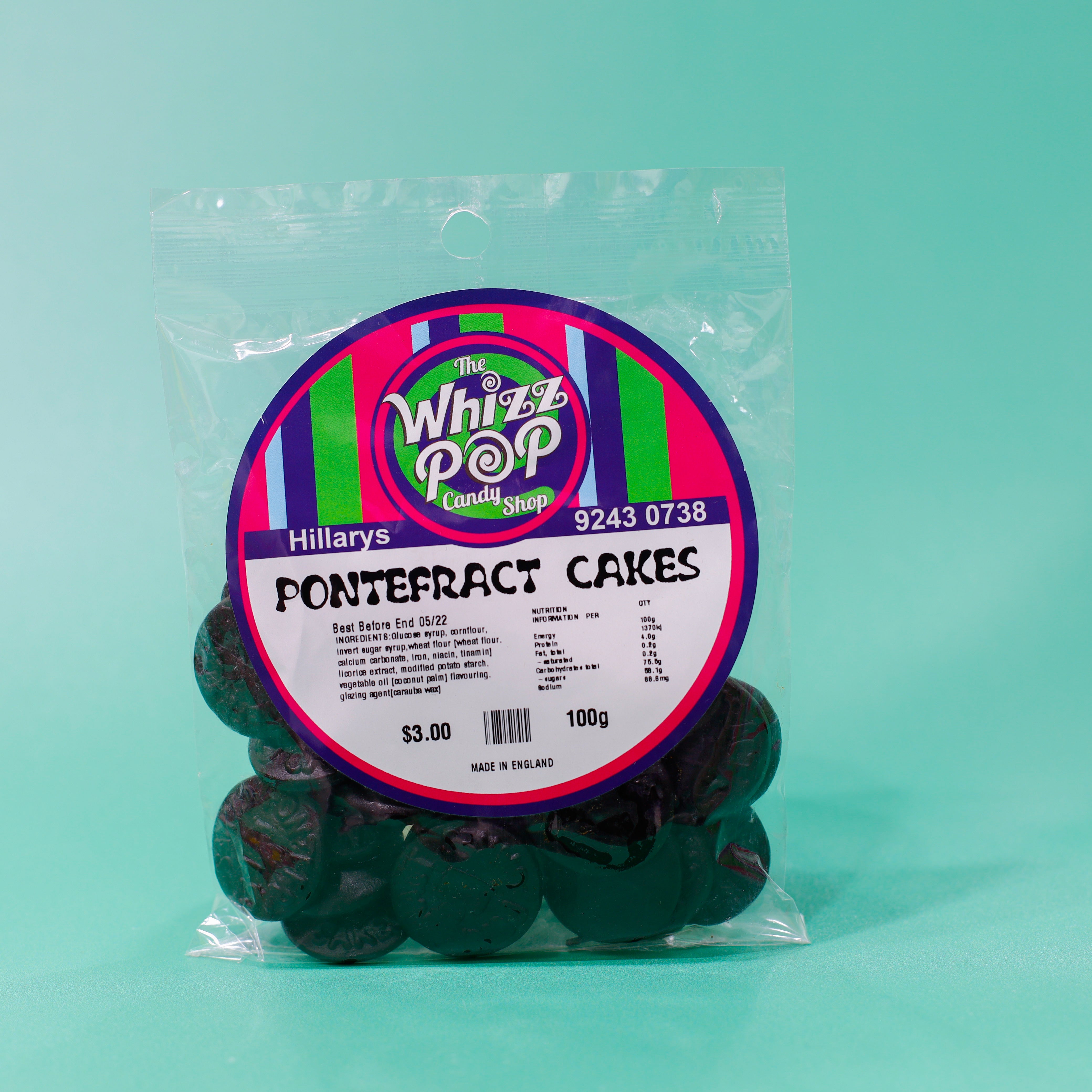Pontefract Cakes 100g | The Whizz Pop Candy Shop