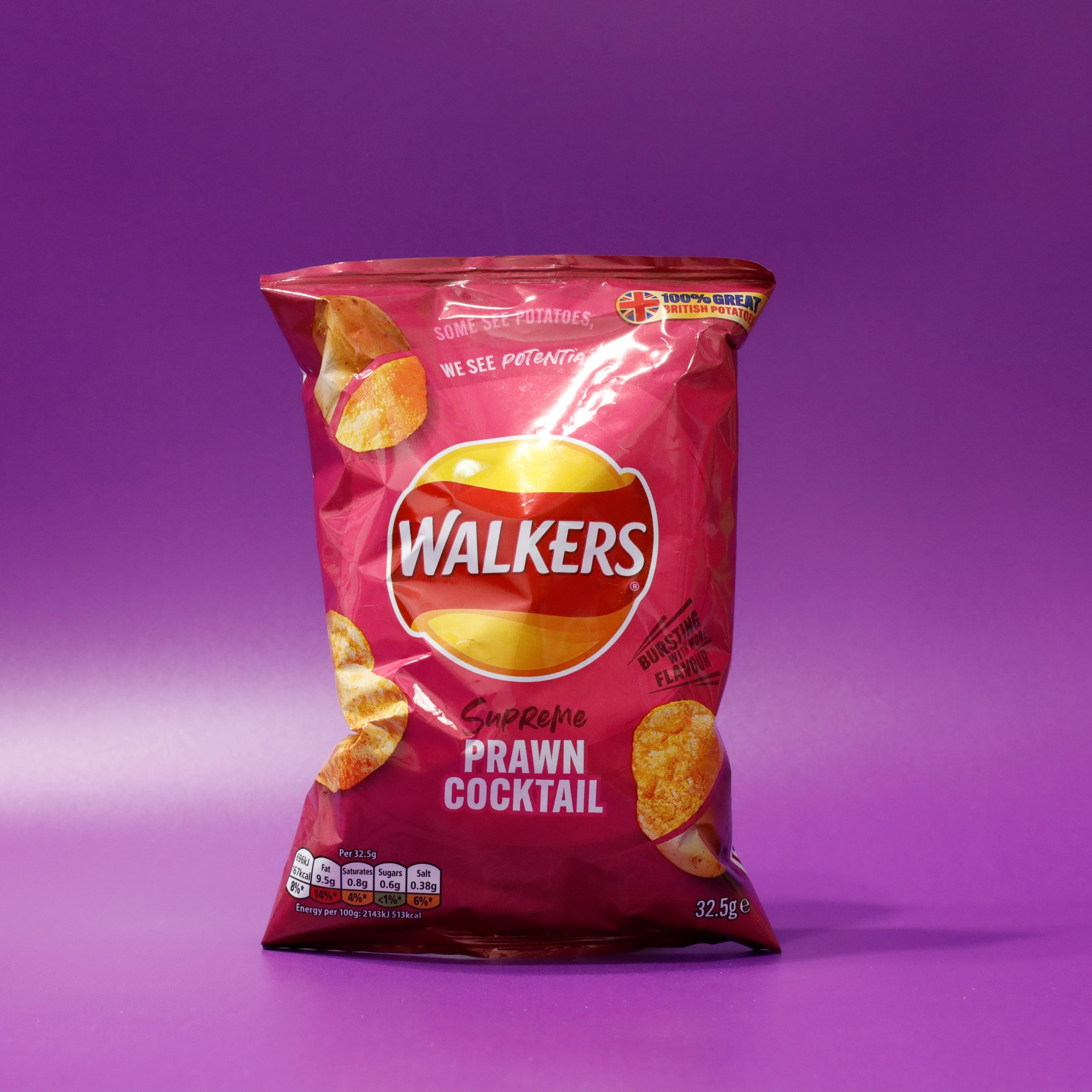 Walkers Prawn Cocktail 32.5g | The Whizz Pop Candy Shop