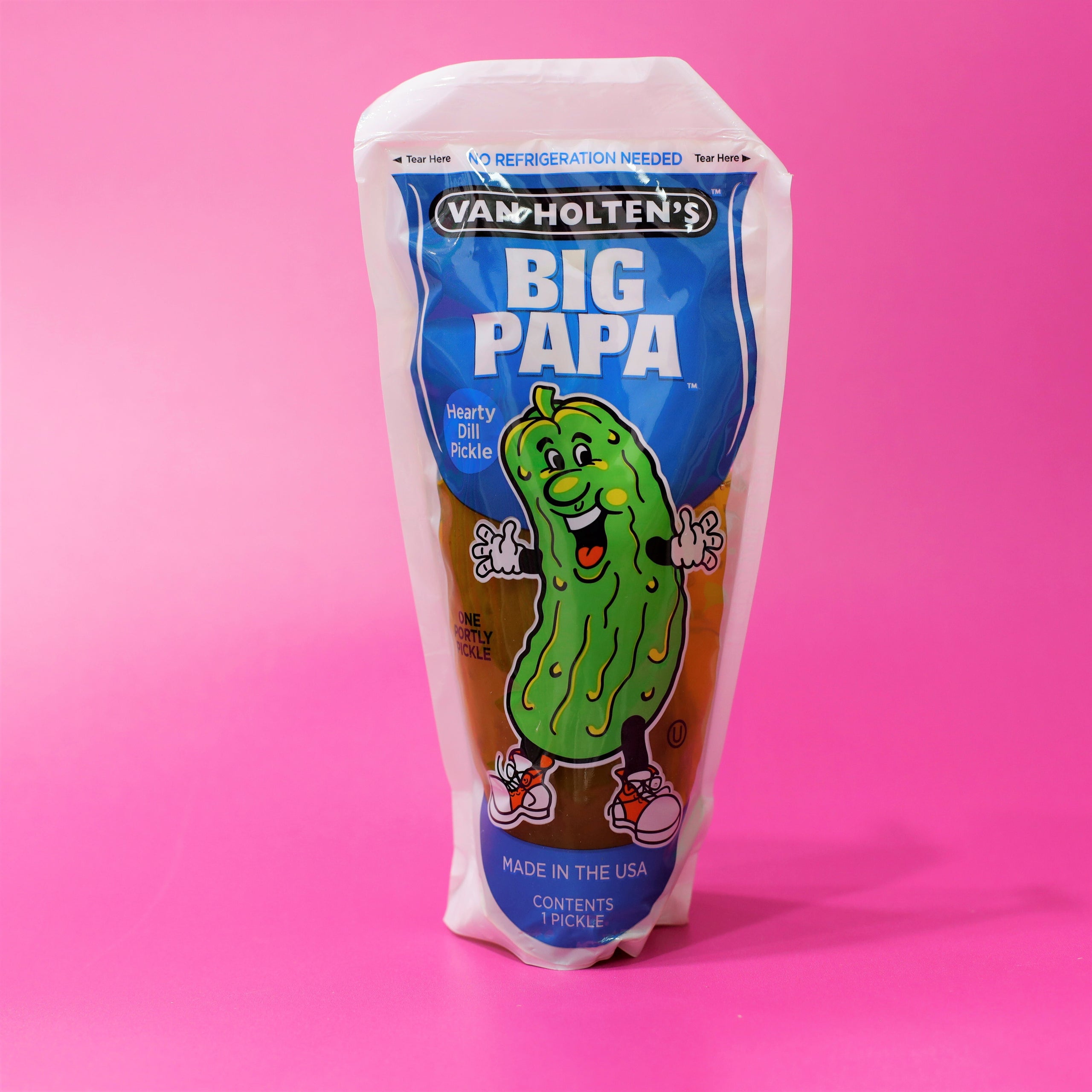 Van Holtens pickle in a pouch - Big papa 196g | The Whizz Pop Candy Shop